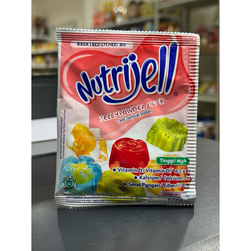 Jual Nutrijell Jelly powder Lychee / jeli rasa leci 15gr | Shopee Indonesia