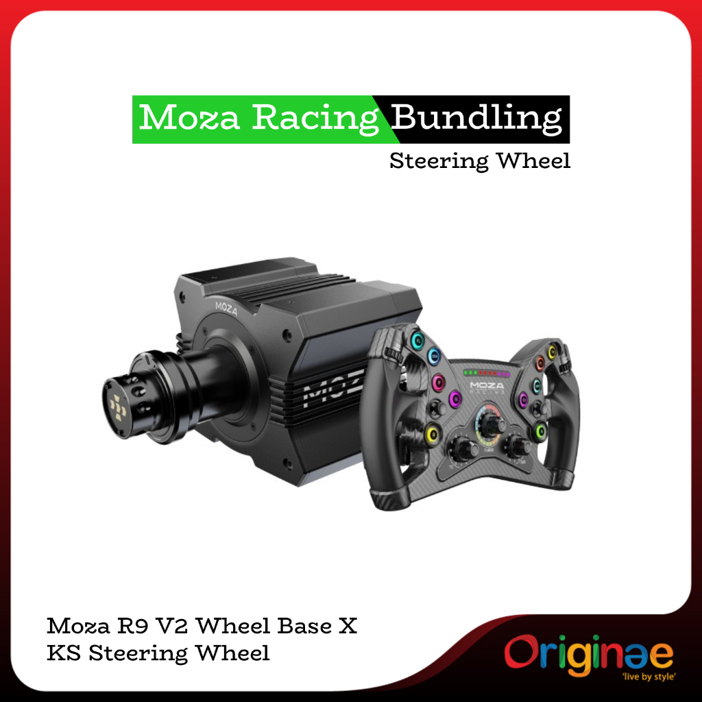 Jual MOZA Racing R9 V2 with KS Open Steering Wheel - Racing Simulator ...