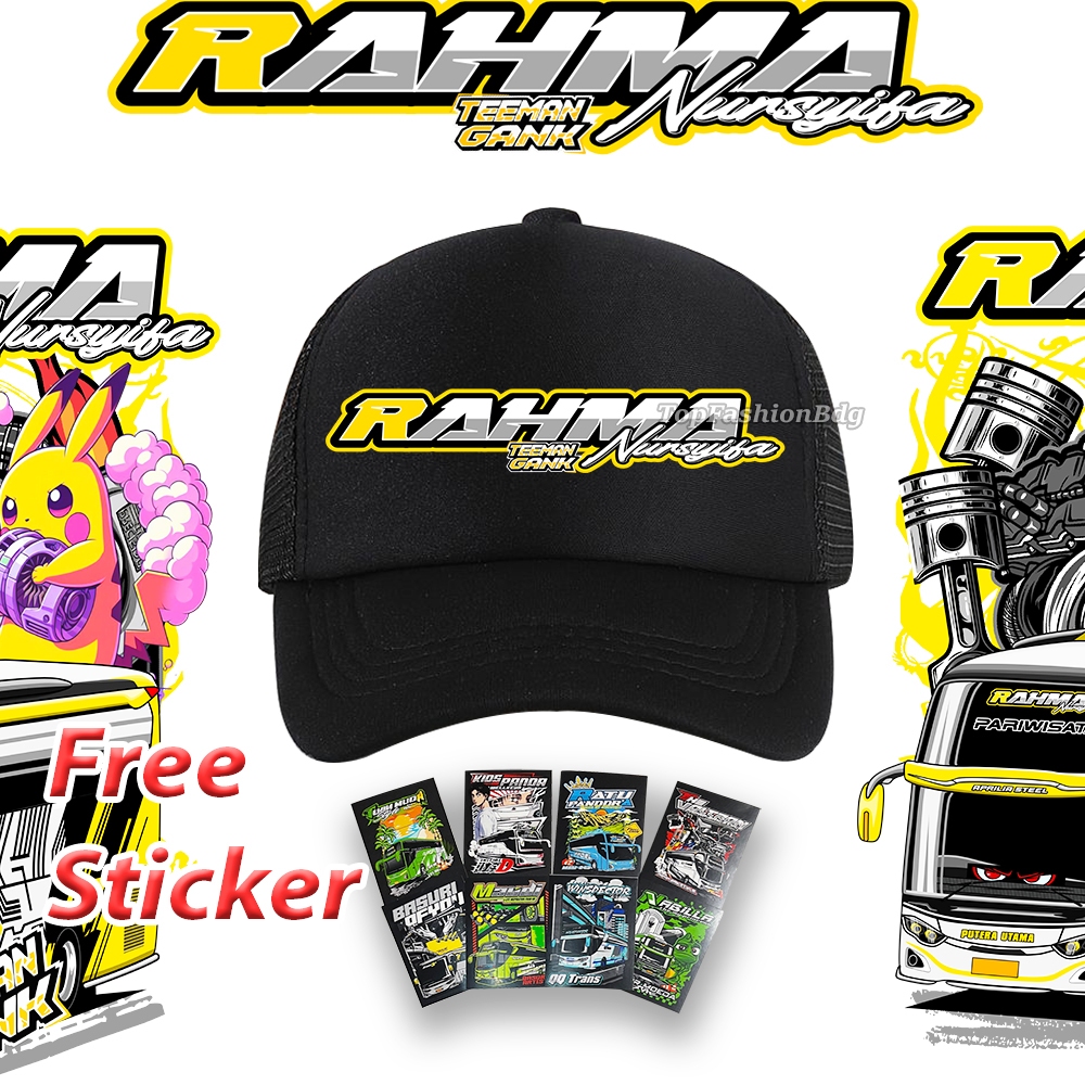 Jual Topi Anak Bus RAHMA NURSYIFA Topi Anak Lak-Laki Vektor Bus Mania 3 ...