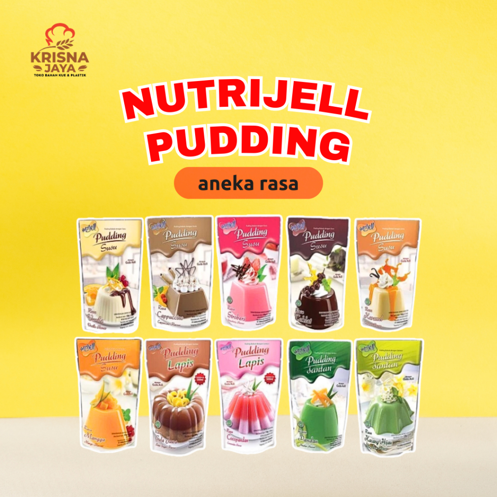 Jual Nutrijell Pudding Susu / Lapis / Pandan | Shopee Indonesia