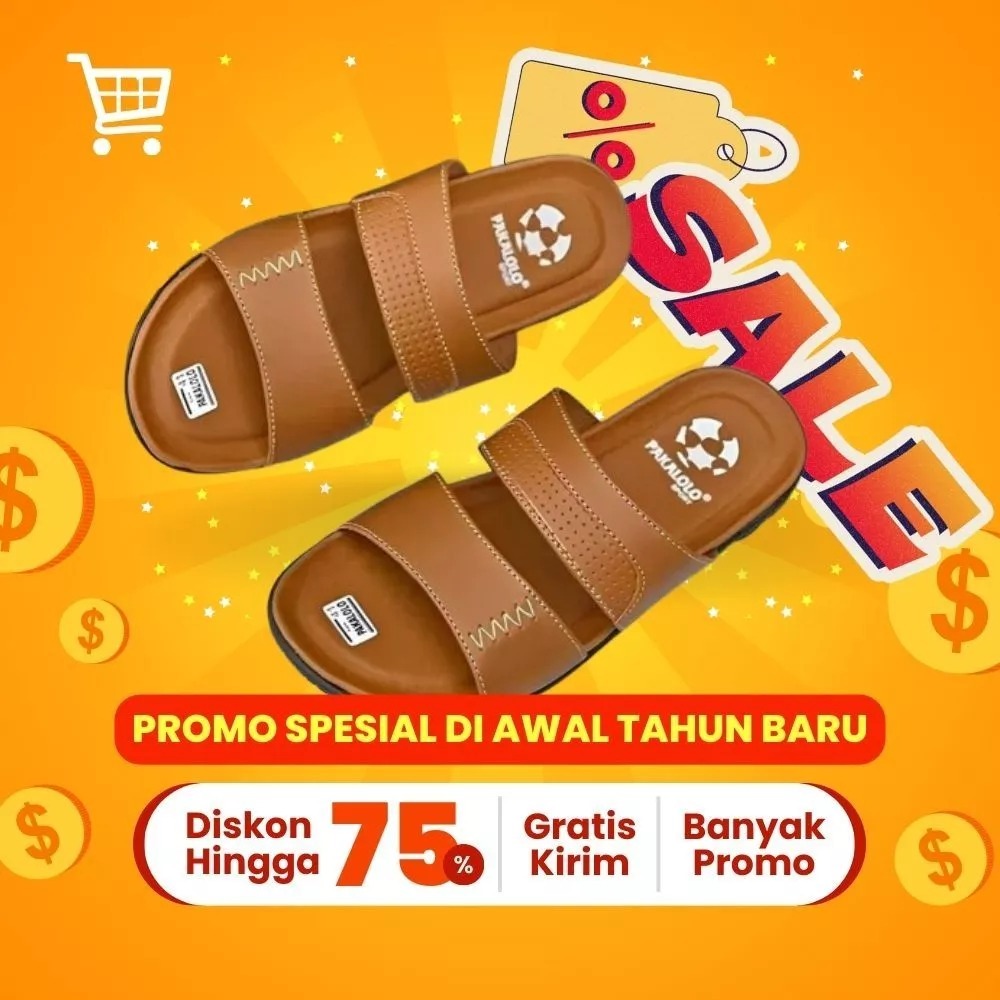 Jual SANDAL SLOP PAKALOLO /SANDAL PAKALOLO KULIT ASLI / SANDAL PRIA ...