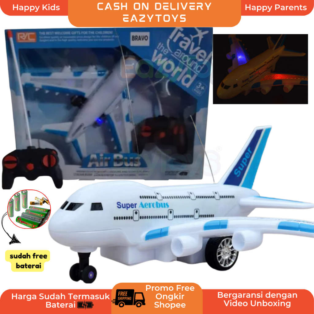 Jual Pesawat RC Pesawat Remote Control RC Pesawat Terbang Model Air Bus ...