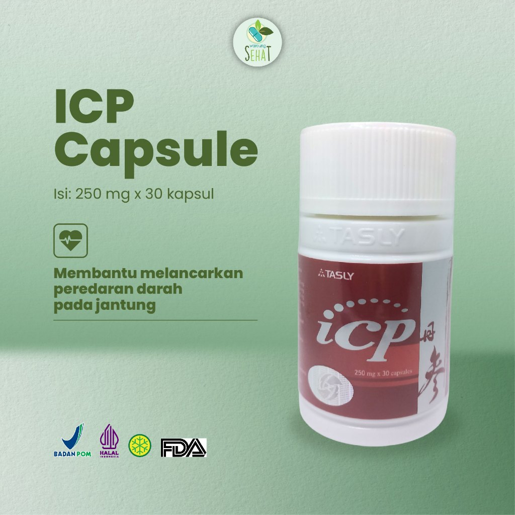 Jual Tasly ICP Capsule Herbal Isi 250mg X 30 Membantu Melancarkan ...