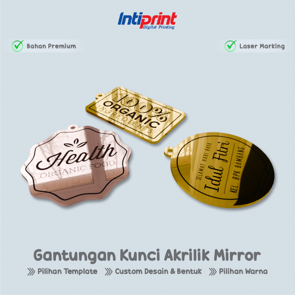 Jual Mirror Acrylic Custom Laser Marking - Akrilik Cermin Grafir Nama ...