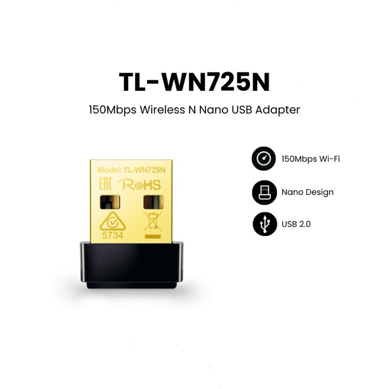 Jual TP-Link TL-WN725N 150MBPS WIRELESS N NANO USB ADAPTER | Shopee ...