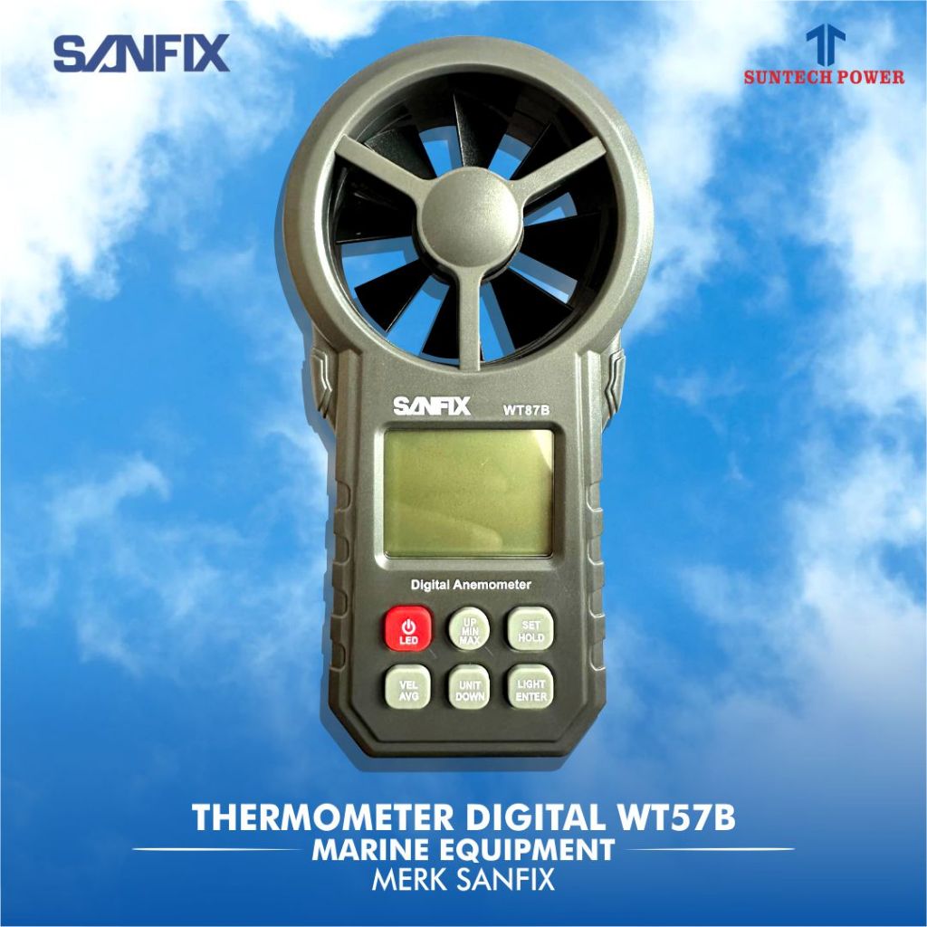 Jual Anemometer Digital Merk Sanfix Type WT87B Alat Ukur Kecepatan ...