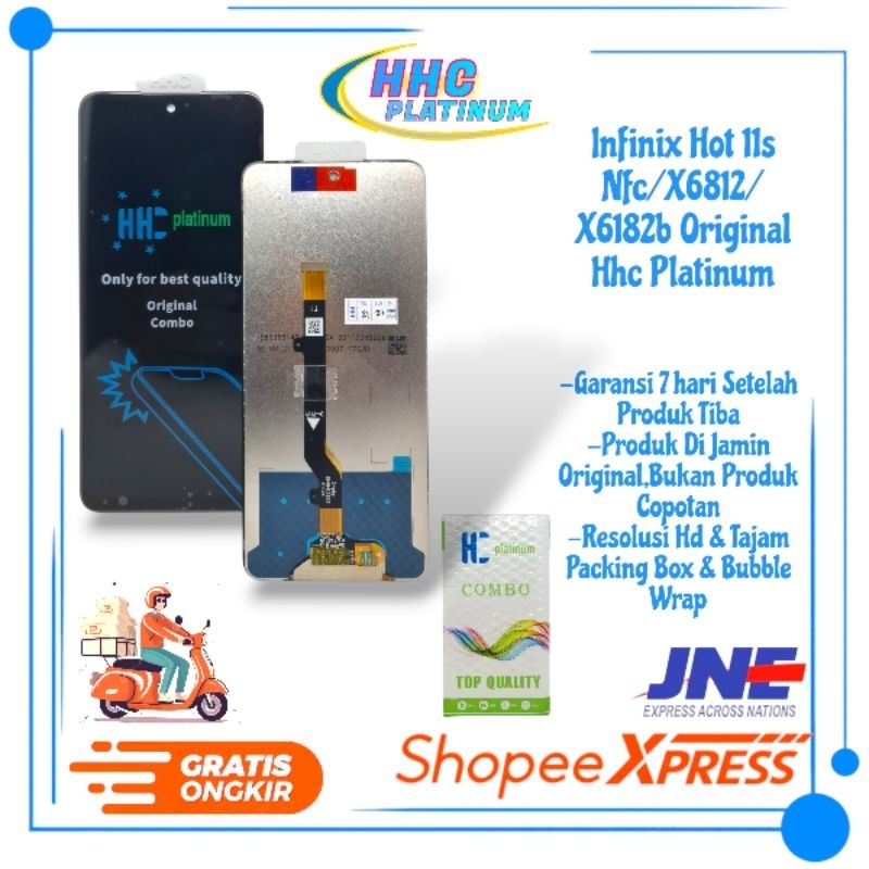 Jual LCD TOUCHSCREEN INFINIX HOT 11S NFC/X6812/X6812B ORIGINAL | Shopee ...