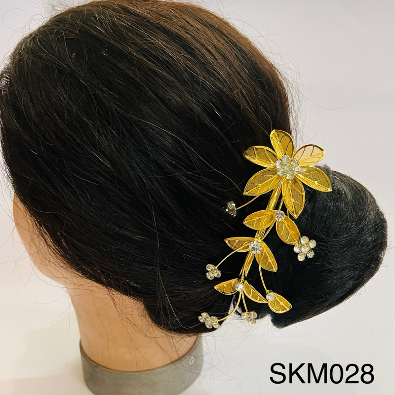 Jual MM34 SIRKAM SEMANGGI BUNGA RAMBUT HAIRDO Cucuk Sanggul | Shopee ...