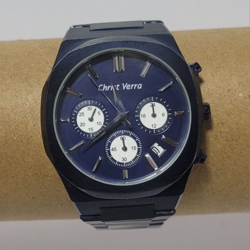 Jual CHRIST VERRA SQUARE ORIGINAL CHRONOGRAPH | Shopee Indonesia