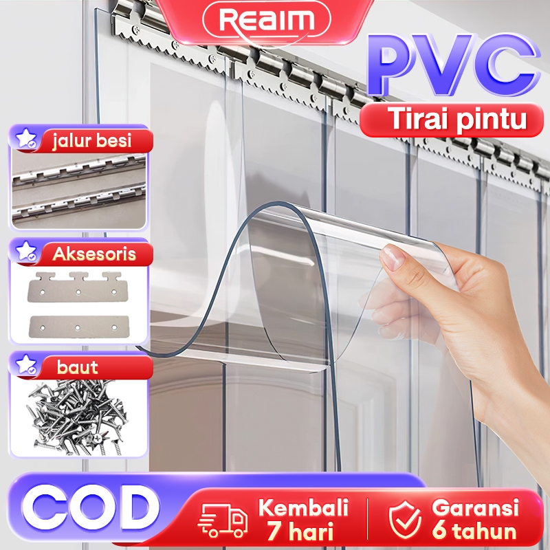 Jual Reaim Tirai Magnet Elegan bahan plastik PVC Tirai Plastik Komplit ...