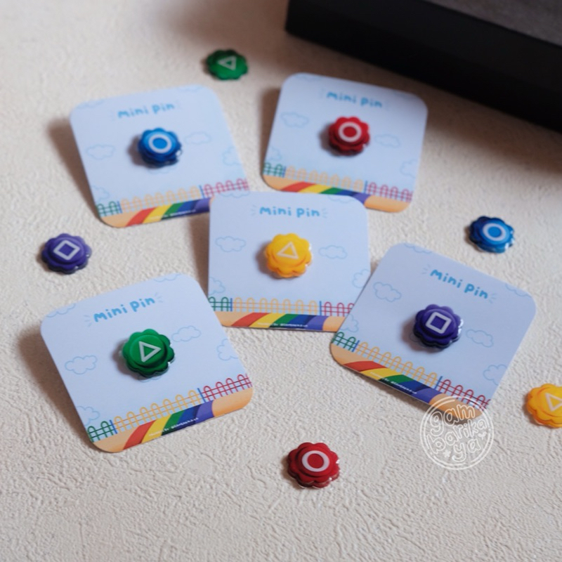 Jual mini pin gonggi squid game | Shopee Indonesia