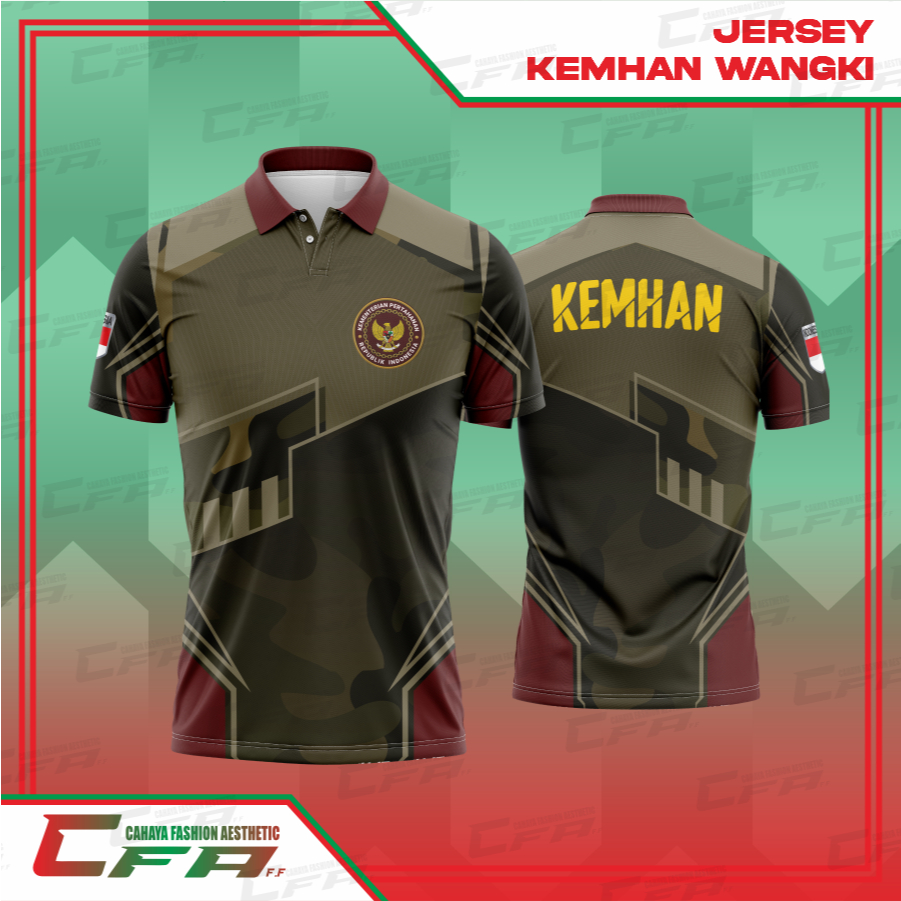 Jual JERSEY WANGKI KEMHAN DRYFIT / JERSEY WANGKI KEMHAN / JERSEY KEMHAN ...