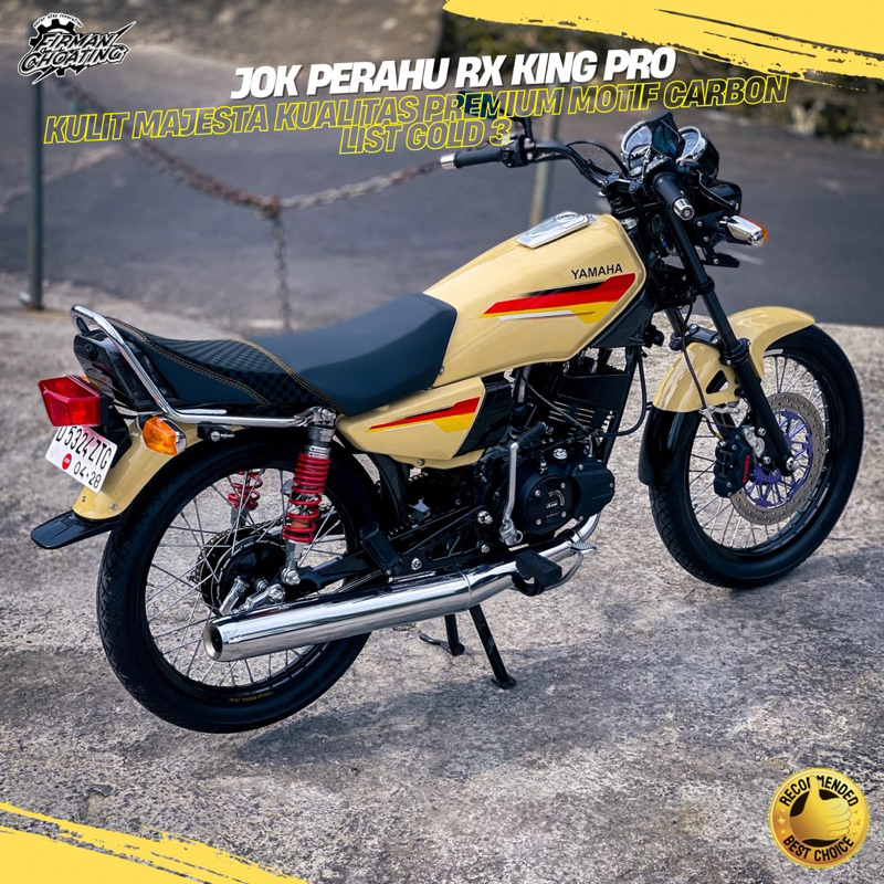 Jual JOK PERAHU PRO RX KING BANDUNG STYLE KULIT MAJESTA PREMIUM MOTIF ...
