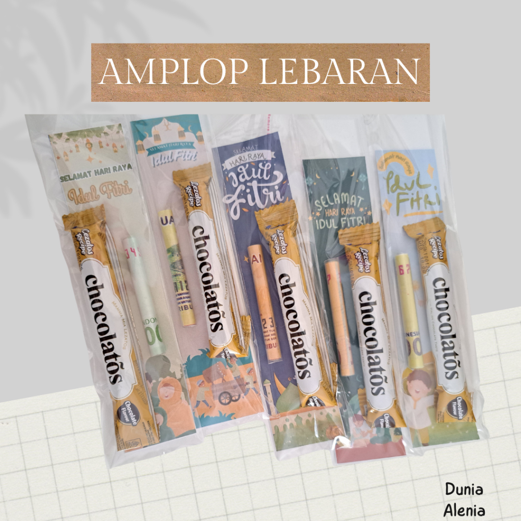 Jual Amplop Gulung Lebaran Snack Viral | Angpao THR Amplop Unik Hadiah ...