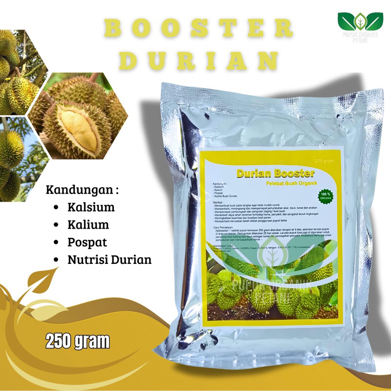 Jual Pupuk Booster Durian Organik Pelebat Pemicu cepat berbuah besar dan manis | Shopee Indonesia