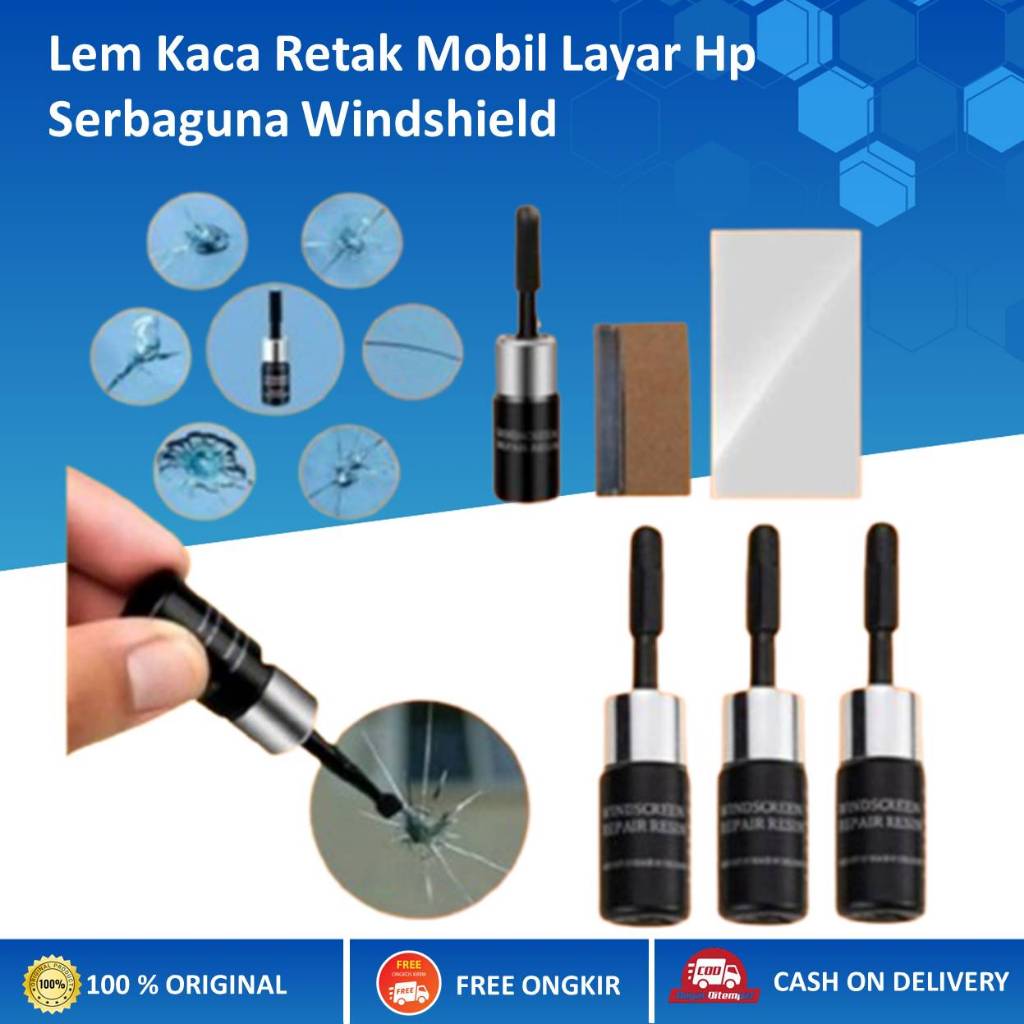 Jual Lem Kaca Retak Mobil Retak Panjang Biasa Kaca Layar Lcd Hp ...