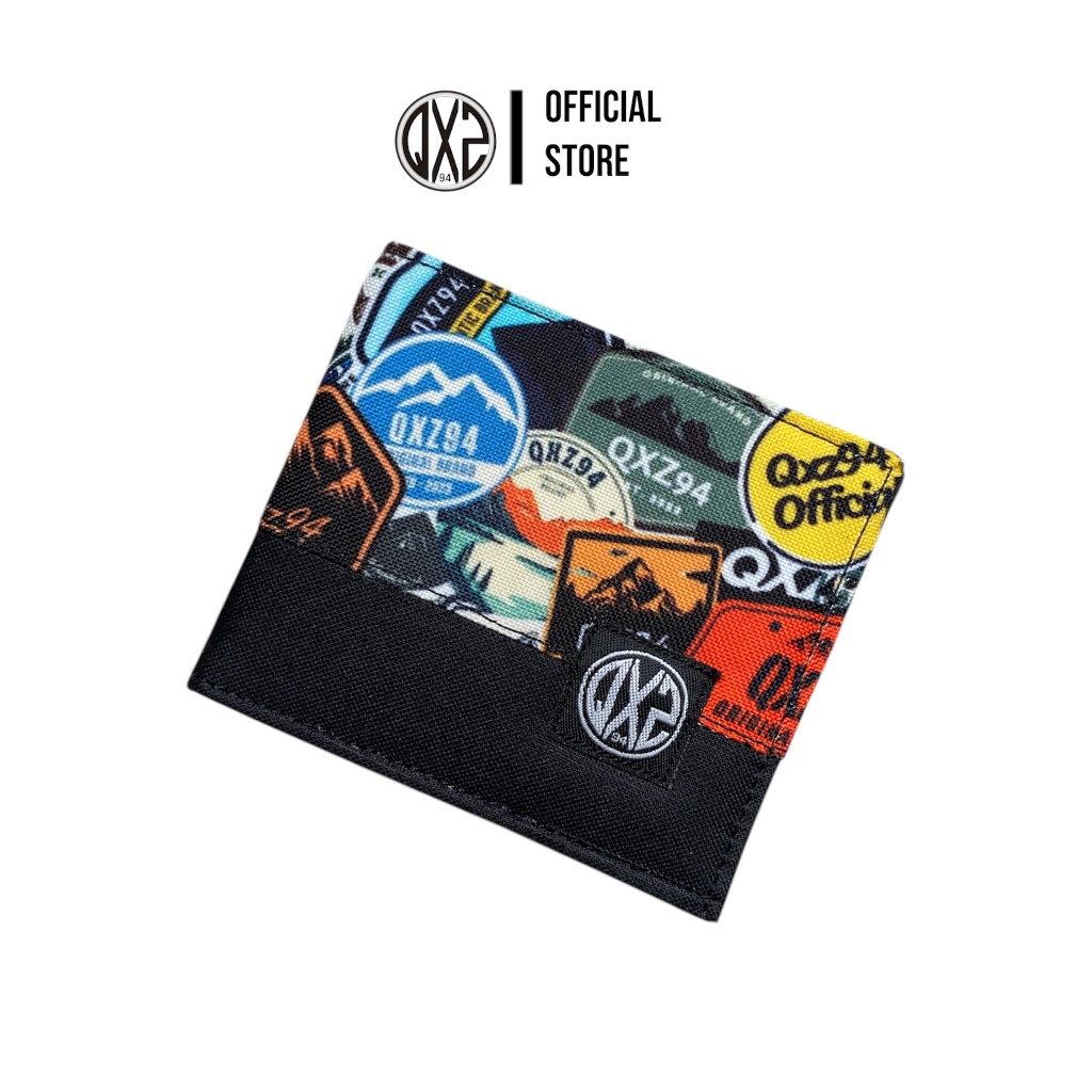 Jual QXZ94 Dompet Pria Kulit Kanvas Full Print Motif Pendek Lipat Kartu ...