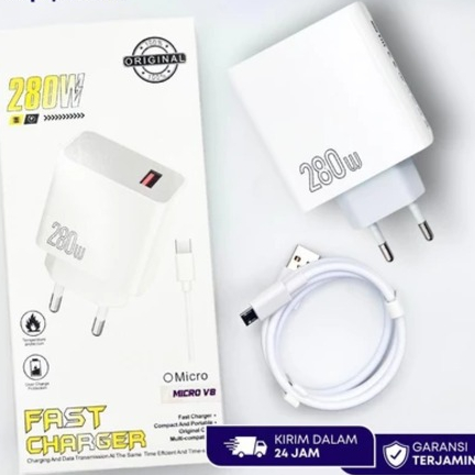 Jual Myroots Charger All Android Usb Type Tipe C 280W Support Super ...