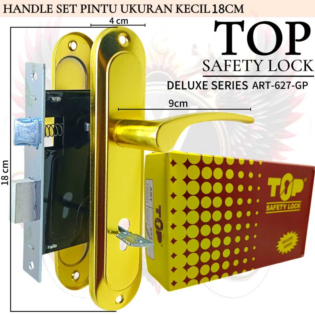 Jual Kunci Pintu Set Ukuran Kecil TOP safety lock deluxe series warna ...
