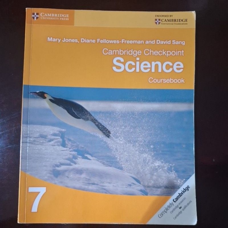 Jual (ORIGINAL SECOND) CAMBRIDGE CHECKPOINT SCIENCE COURSEBOOK 7 - MARY JONES, DIANE FELLOWES ...