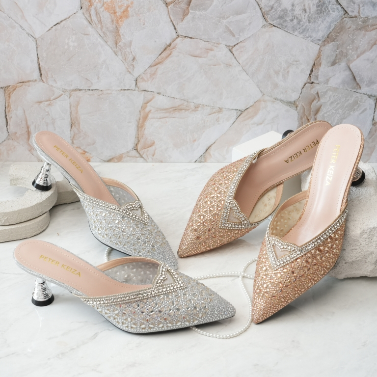 Jual Peter Keiza Sepatu Pesta Bustong Heels Wanita 6cm XA 06-01 ...