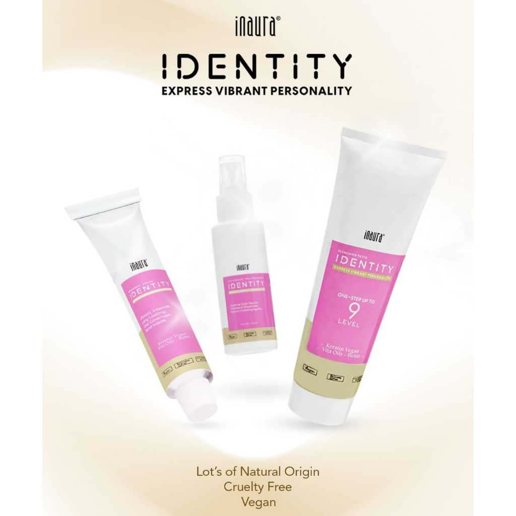 Jual INAURA Identity Bleaching Pasta 250ml / Colorboost Pre Treatment ...
