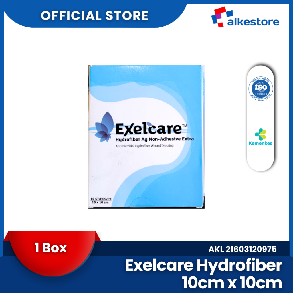 Jual Exelcare Hydrofiber AG Non-Adhesive Extra sama dengan Aquacel AG ...