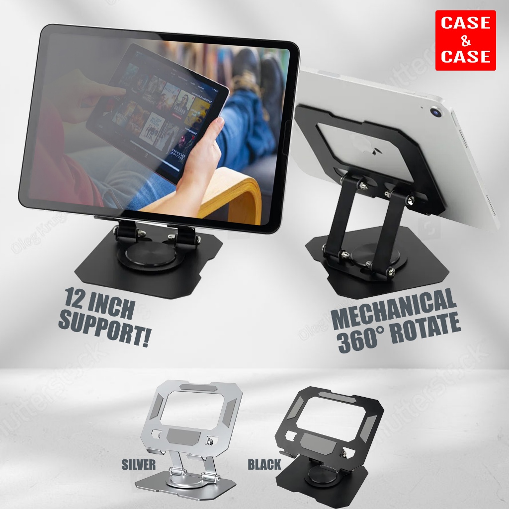 Jual Holder Tab Alumunium 360° Holder Handphone Lipat Meja Tablet 11 ...
