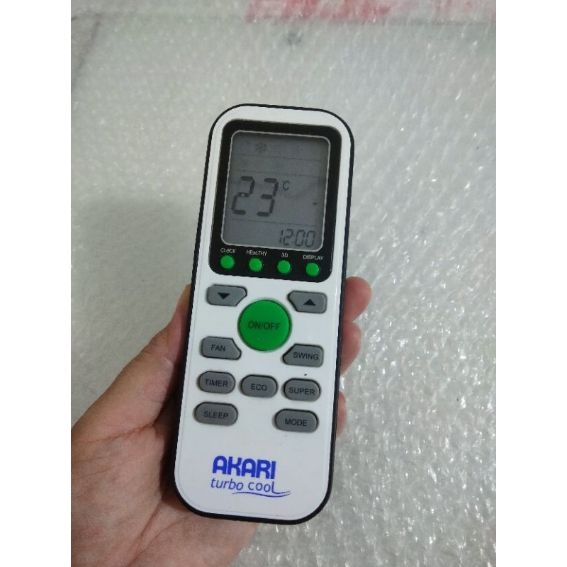 Jual REMOT AC AKARI TURBO COOL ORIGINAL | Shopee Indonesia