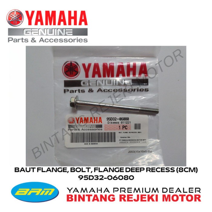 Jual YAMAHA BOLT, FLANGE DEEP RECESS YAMAHA FREEGO 95D32-06080 | Shopee ...
