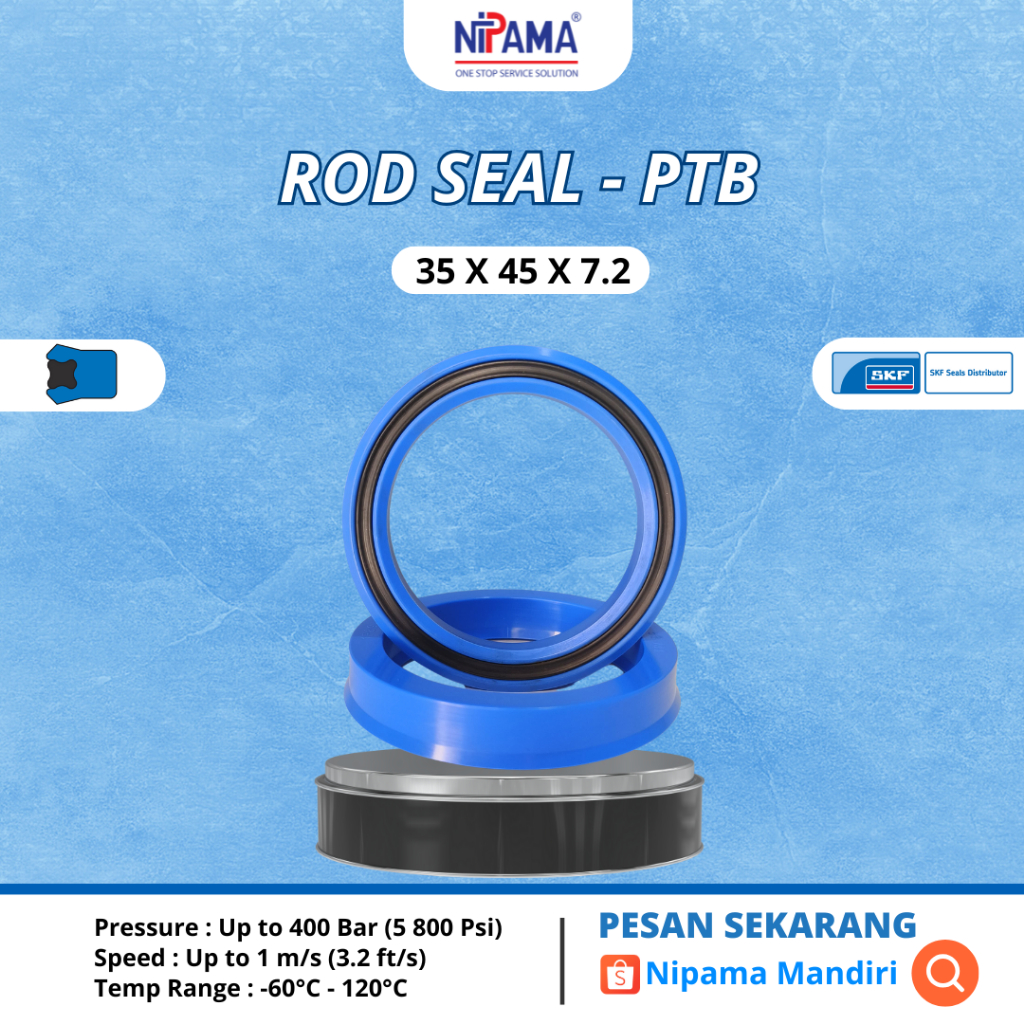 Jual ROD SEAL PTB SKF 35 X 45 X 7.2 | Shopee Indonesia