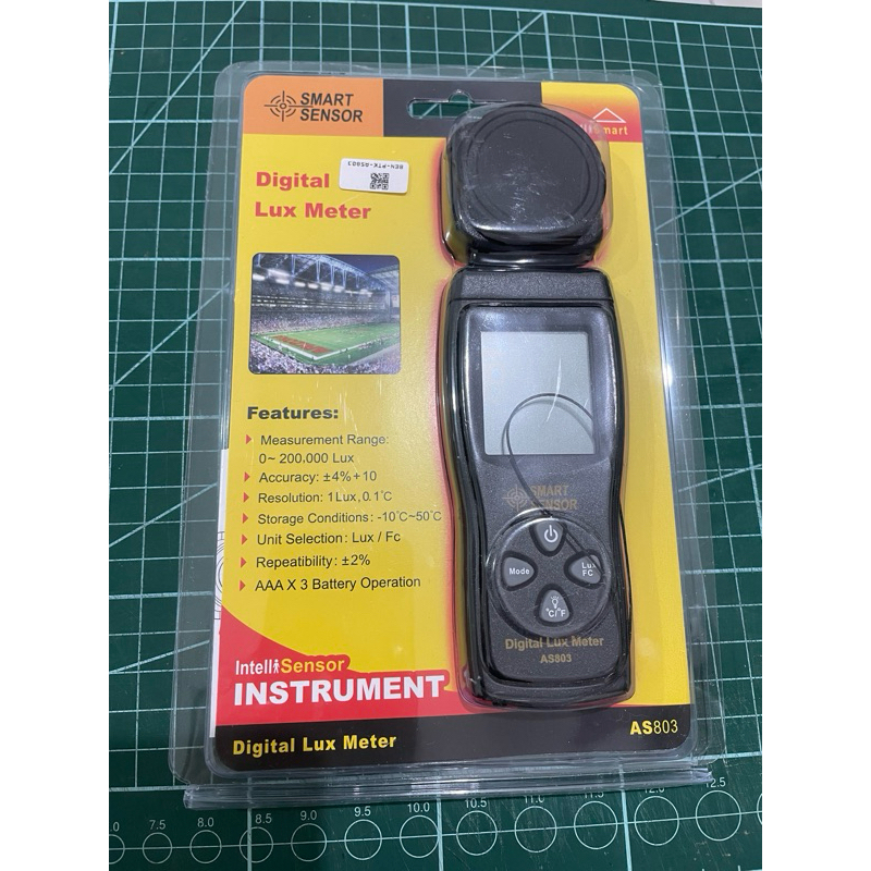 Jual Smart Sensor Digital Lux Meter Alat Ukur Intensitas Cahaya AS803 | Shopee Indonesia