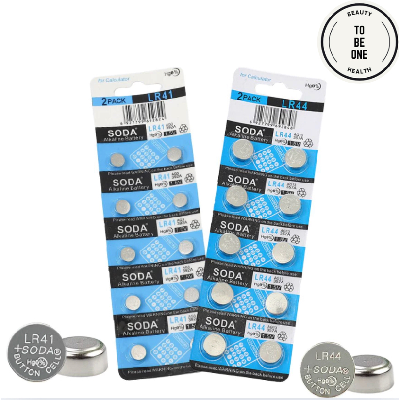 Jual Baterai Kancing Soda LR41 LR44 / Battery Button Cell 1.5 Volt ...