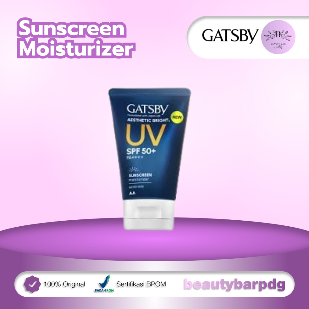 Jual Gatsby Aesthetic Bright UV Sunscreen SPF 50+ PA++++ 40 ml ...