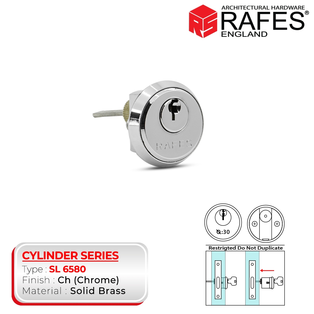 Jual Silinder Kunci Entrance RAFES ENGLAND Chrome SL 6580 | Shopee ...