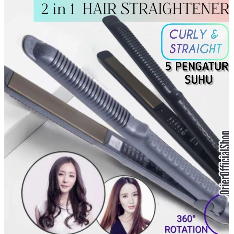 Jual CATOKAN PELURUS RAMBUT 2IN1 PELURUS & PENGERITING CEPAT PANAS ...