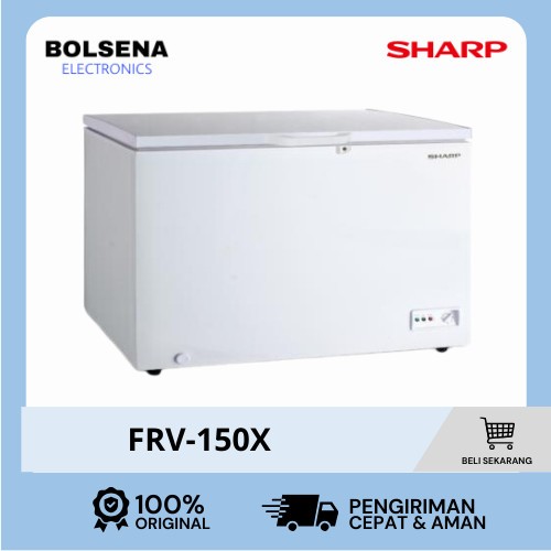 Jual Sharp Kulkas FRV-150X Chest Freezer White 152L | Shopee Indonesia