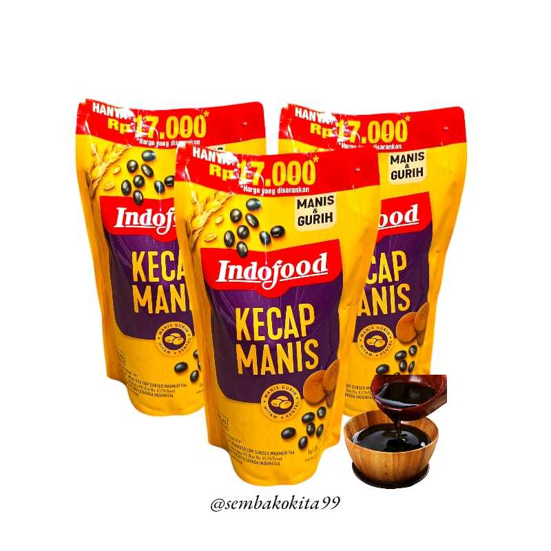 Jual INDOFOOD Kecap Manis Refill 520ml | Shopee Indonesia
