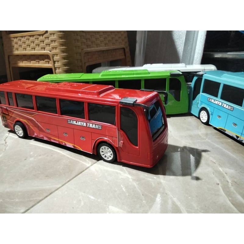 Jual miniatur bis Basuri full set stiker livery | Shopee Indonesia
