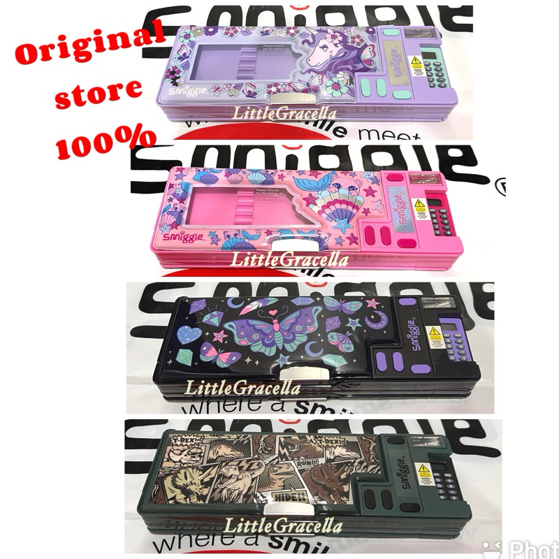 Jual smiggle pencil case calculator original store 100%/ kotak pensil ...