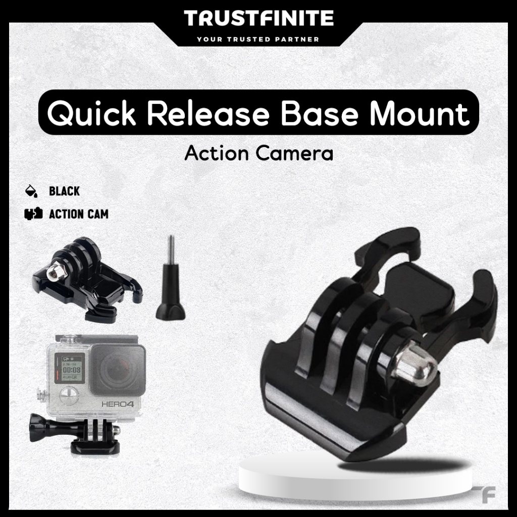 Jual Quick Release Buckle Base Mount + Thumb Screw for GoPro Osmo ...