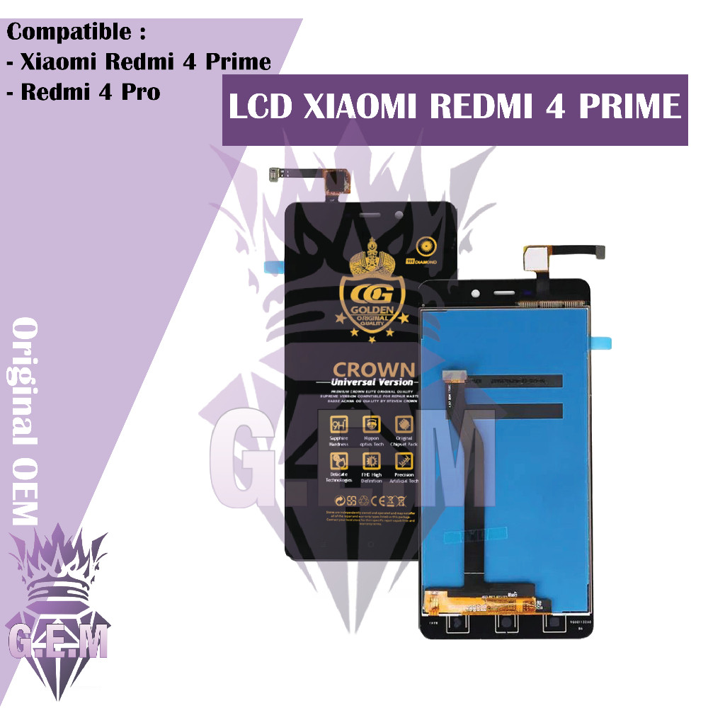 Jual LCD TOUCHSCREEN XIAOMI REDMI 4 PRIME / XIAOMI REDMI 4 PRO FULLSET ...