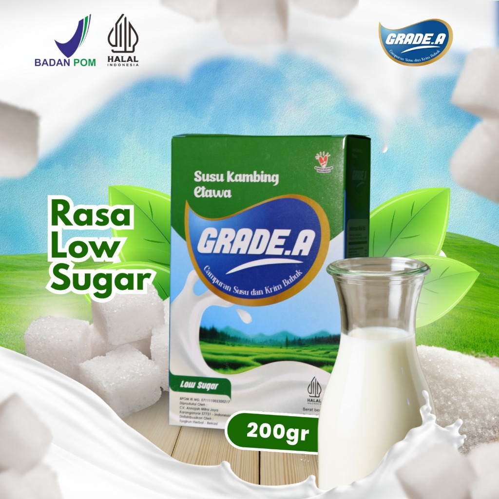 Jual SUSU KAMBING ETAWA GRADE A LOW SUGAR 200gr BOX | Shopee Indonesia