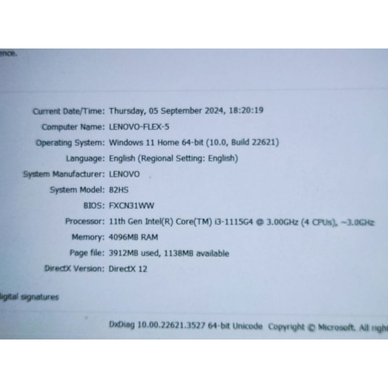 Jual LENOVO FLEX 5 82HS GEN 11 Super slim LIKE NEW | Shopee Indonesia