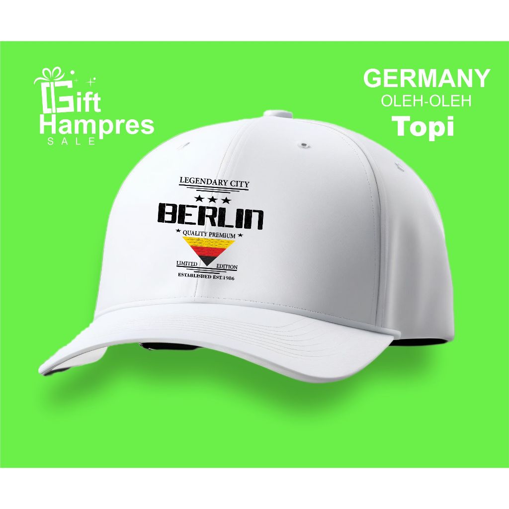 Jual - Topi Jaring Putih Oleh Oleh Jerman, Germany Trucker Hat ...