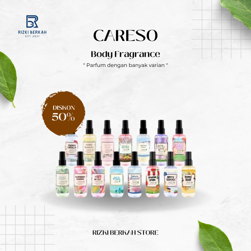 Jual Parfum Wewangian Badan Body Mist Perfume Spray Careso Body ...