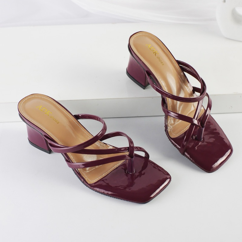 Jual Adk shoes heels premium AINDIRA 5CM elegant | Shopee Indonesia