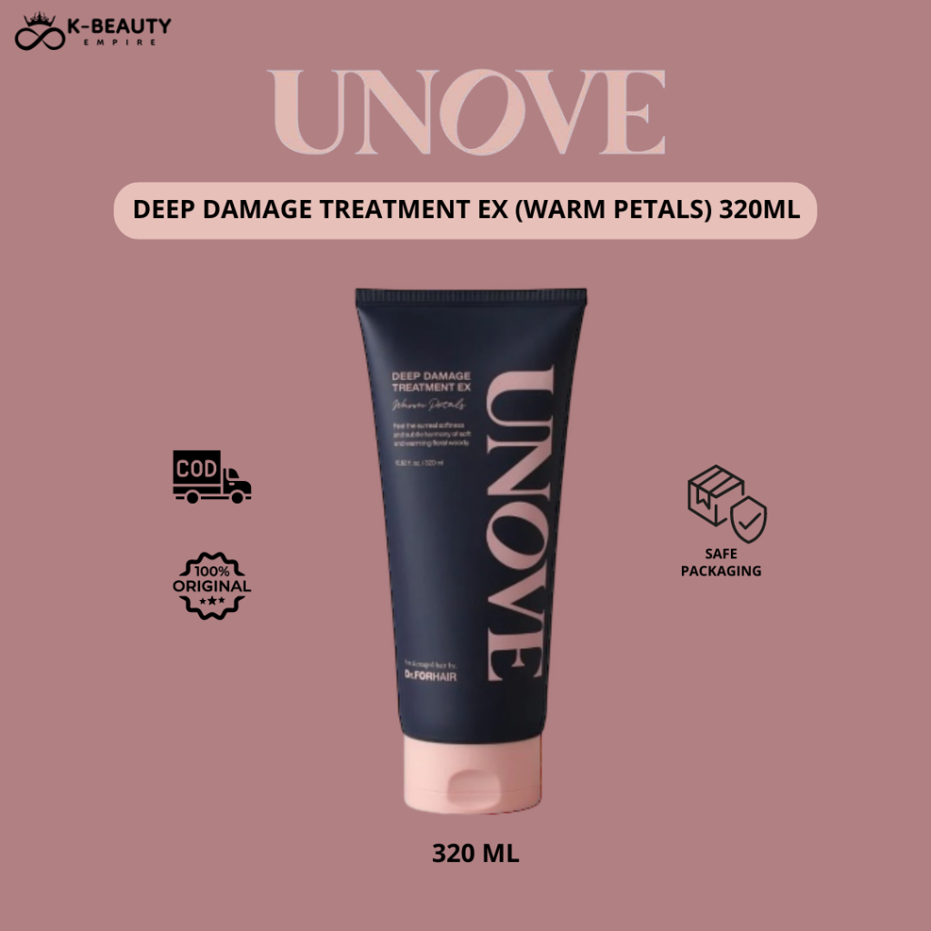 Jual [100% ORI] READY STOK UNOVE DEEP DAMAGE TREATMENT EX WARM PETALS & TENDER BLOOM (320ML ...