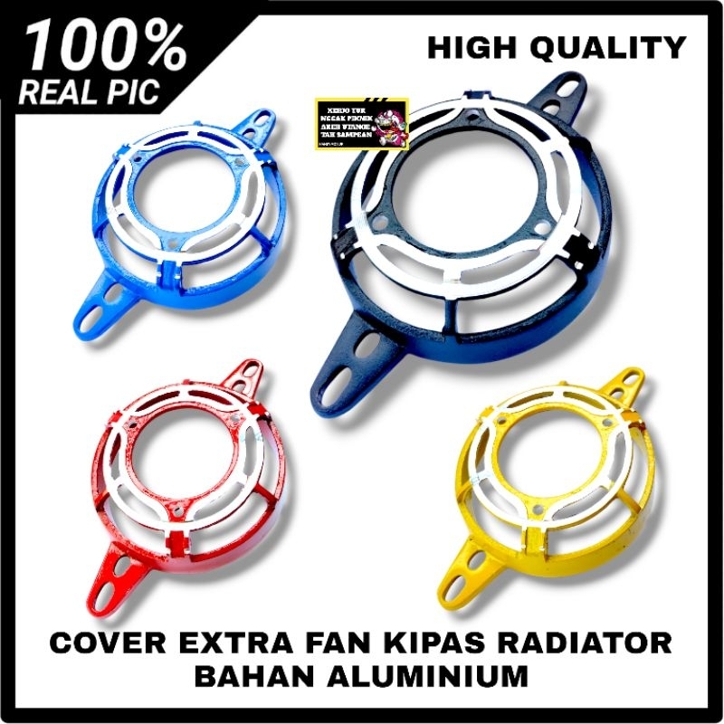 Jual COVER EXTRAFAN KIPAS RADIATOR ALUMINIUM CNC LOKAL VARIO NMAX MIO ...