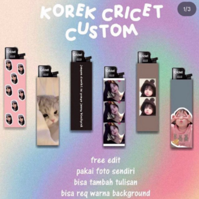 Jual KOREK CRICKET CUSTOM | Shopee Indonesia